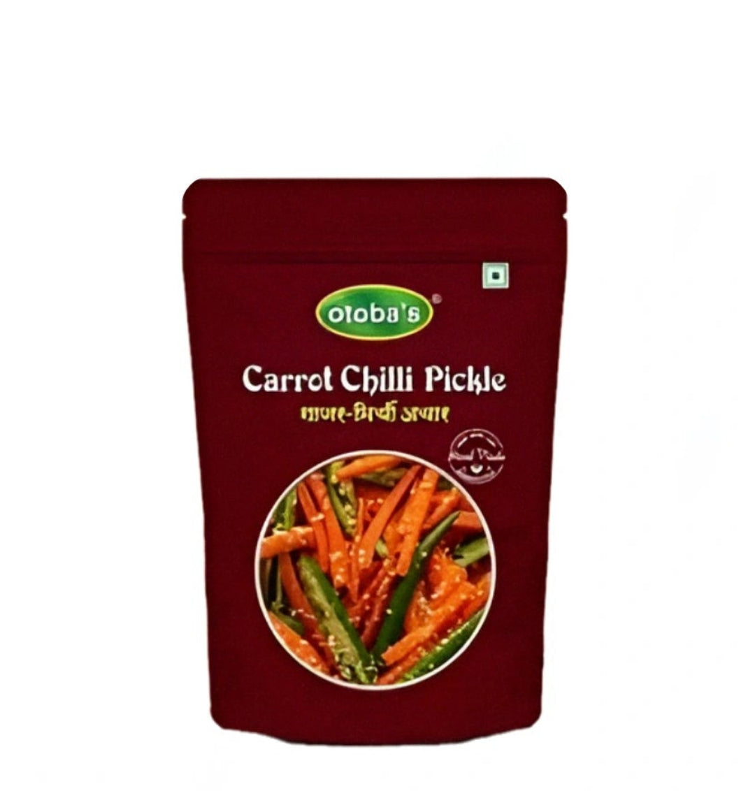 Homemade (No Preservative No Artificial Colors) Carrot-Chilli Pickle 2 ...